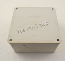 PLASTIC CONVERSION BOX W/COVER 6"x6"x3"H